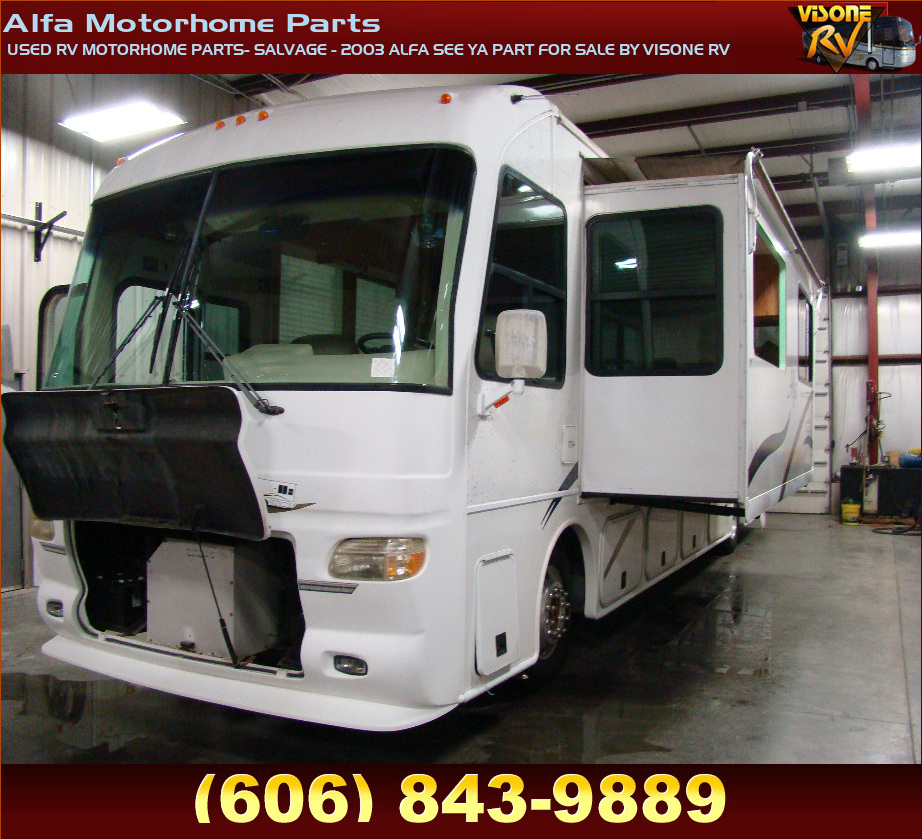 RV Exterior Body Panels USED RV MOTORHOME PARTS- SALVAGE - 2003 ALFA ...