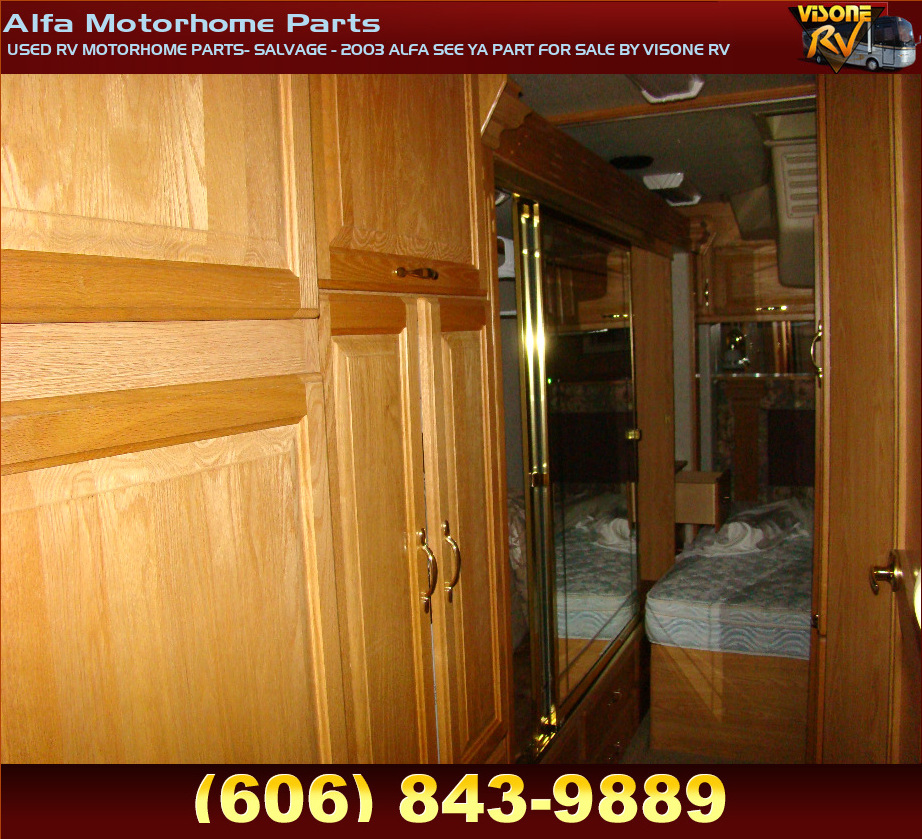 RV Exterior Body Panels USED RV MOTORHOME PARTS- SALVAGE - 2003 ALFA ...