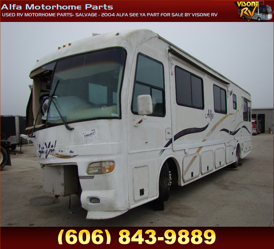 RV Exterior Body Panels USED RV MOTORHOME PARTS- SALVAGE - 2004 ALFA ...