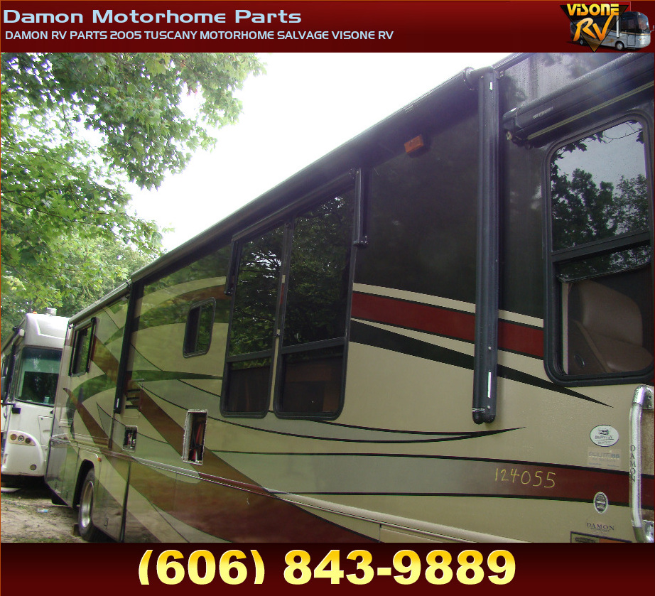 RV Exterior Body Panels DAMON RV PARTS 2005 TUSCANY MOTORHOME SALVAGE ...